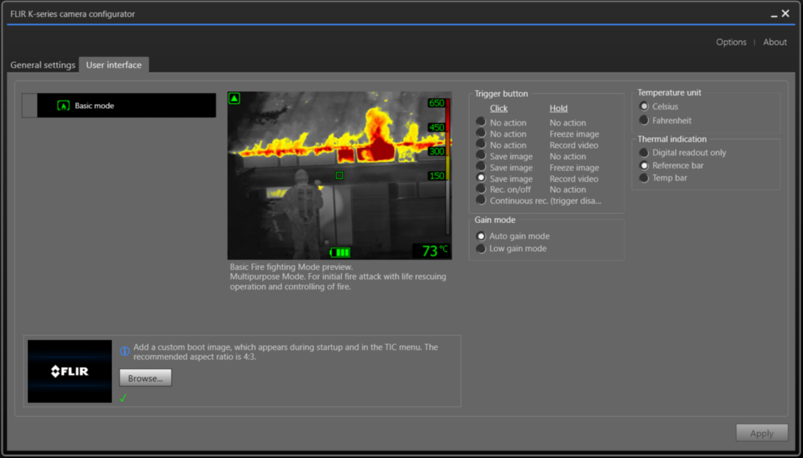 FLIR - K2, Kx3 & Kx5 Series Camera Configurator